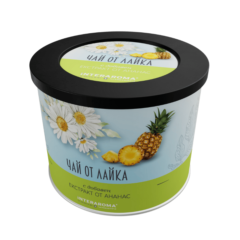 Golden Drinks - Чай от лайка с ананасов екстракт за спокойствие и баланс